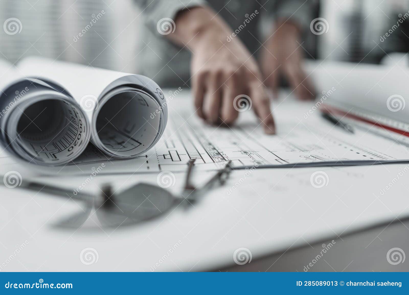 Rolls of Paper Layout Factory, Industry on Engineering Drawings ...