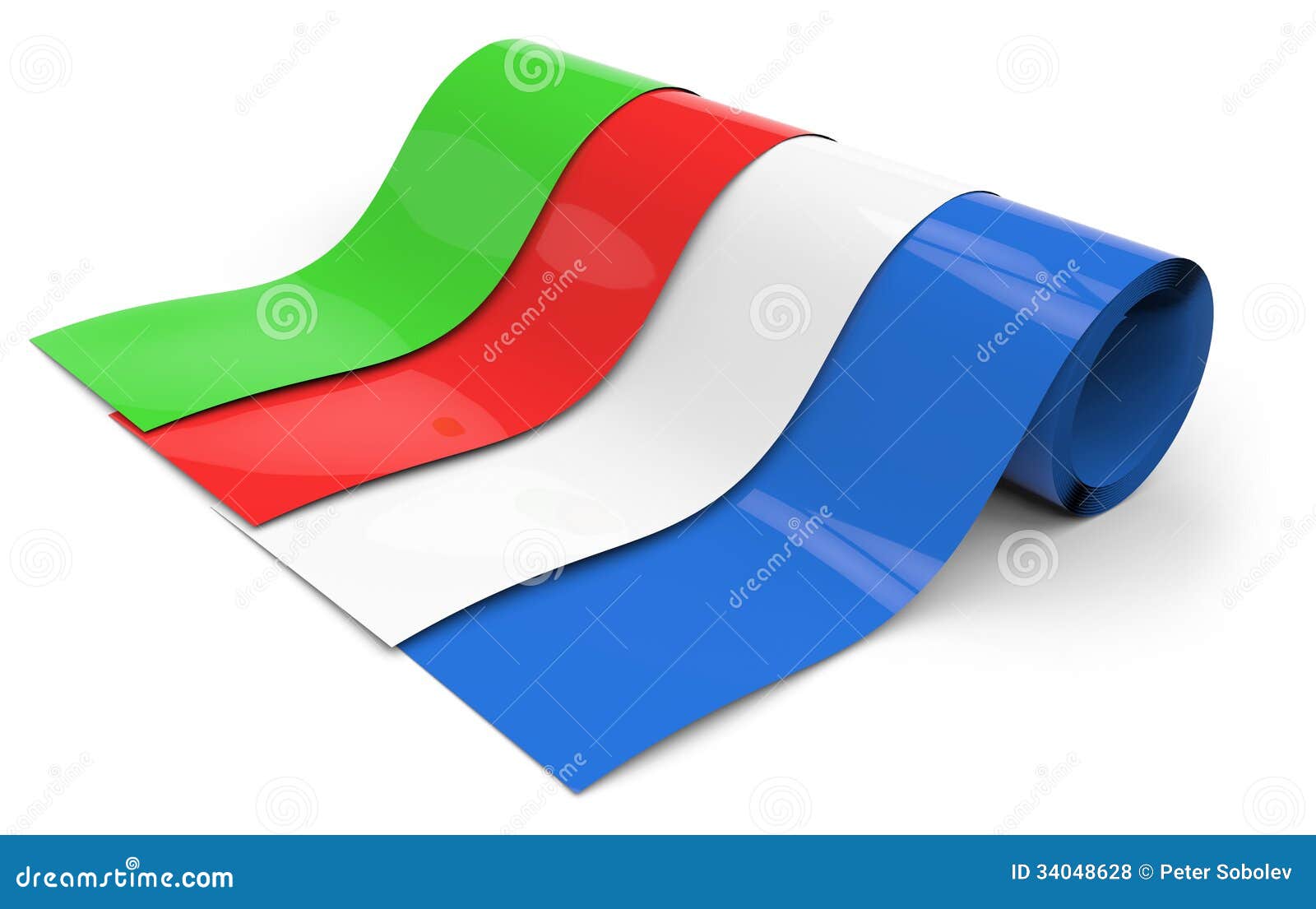Rolls of plastic stock illustration. Illustration of sticky - 34048628
