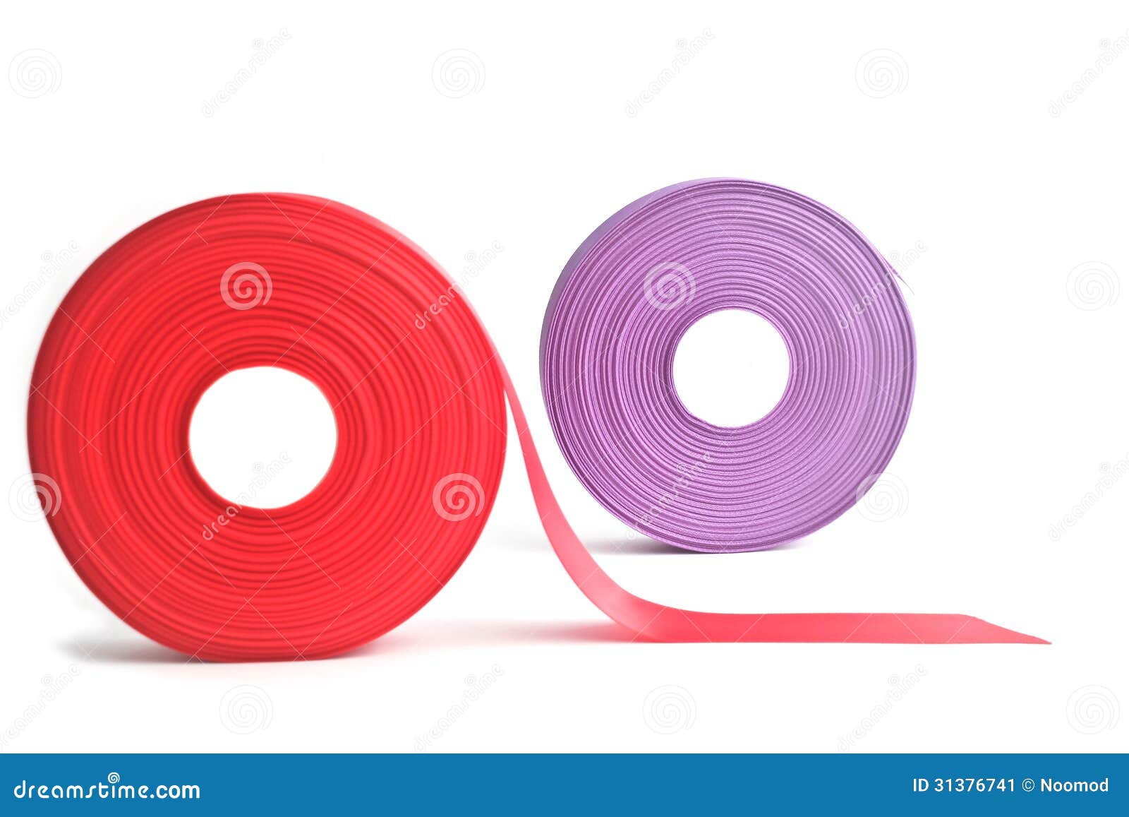 Rolls of ribbon stock image. Image of present, knot, line - 31376741