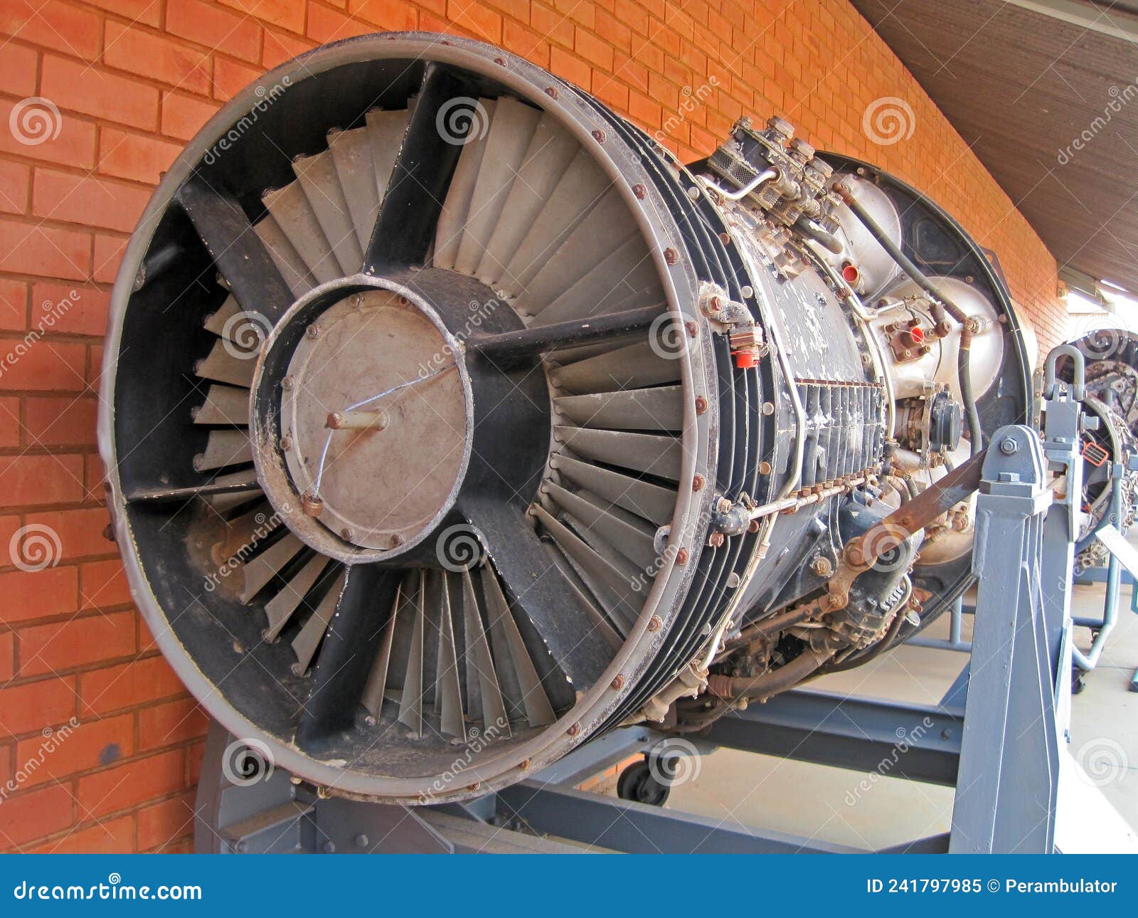 ROLLS ROYCE AVON ENGINE on DISPLAY at the SOUTH AFRICAN AIR FORCE ...