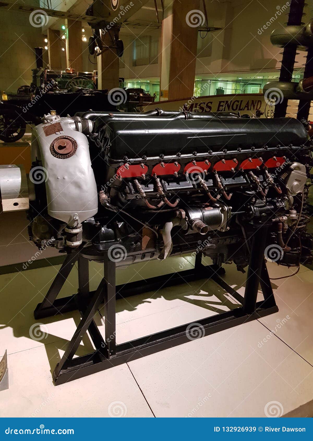 Rolls Royce Merlin Engine editorial stock image. Image of engine ...