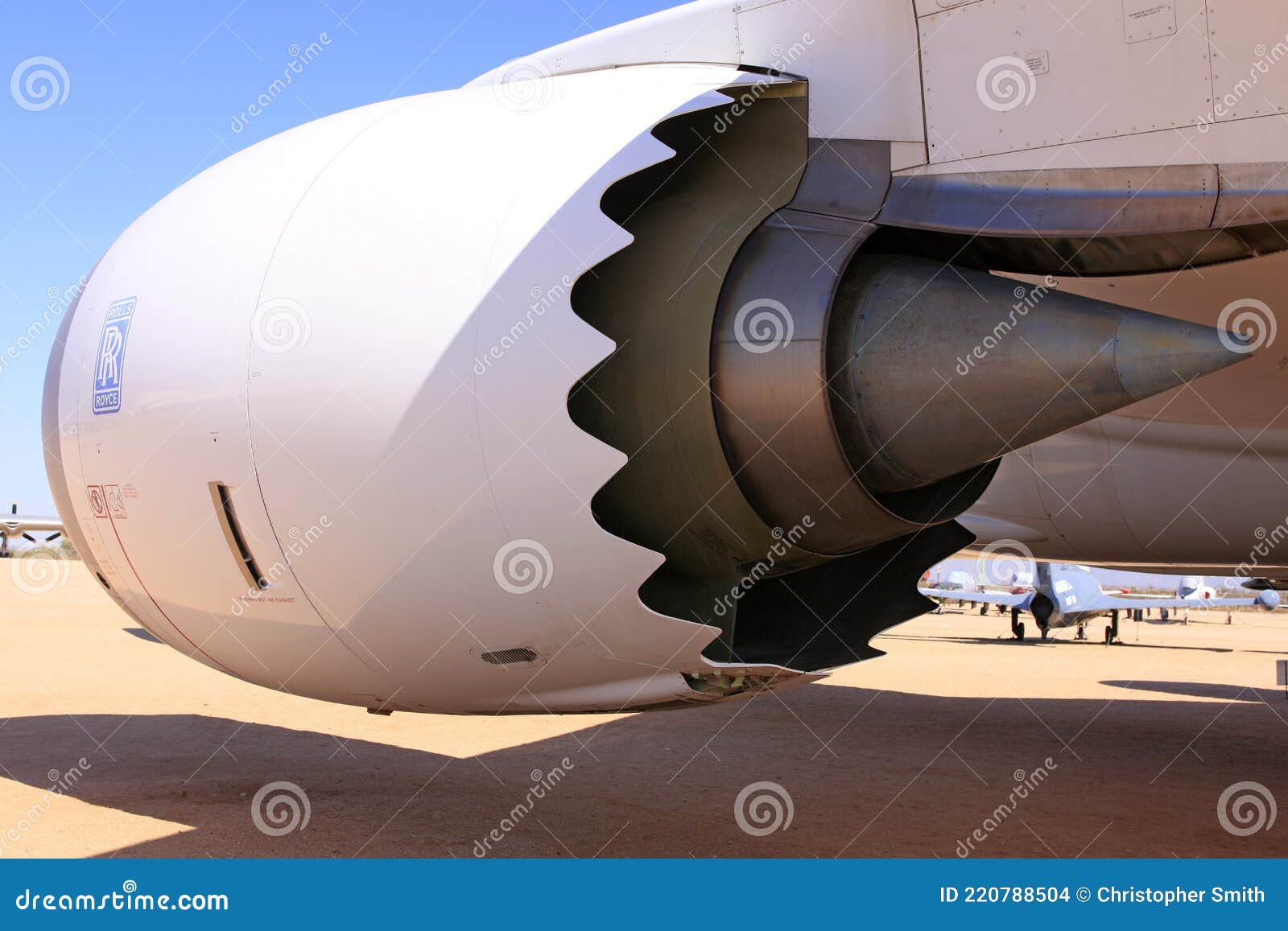 Rolls Royce RB211 Jet Engine Editorial Stock Image - Image of metal ...