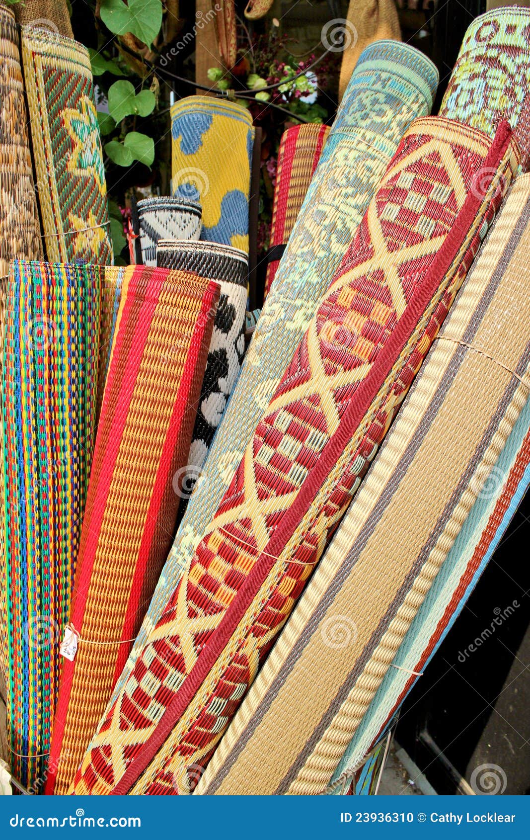 Rolls of rugs stock photo. Image of decoration, carpets - 23936310