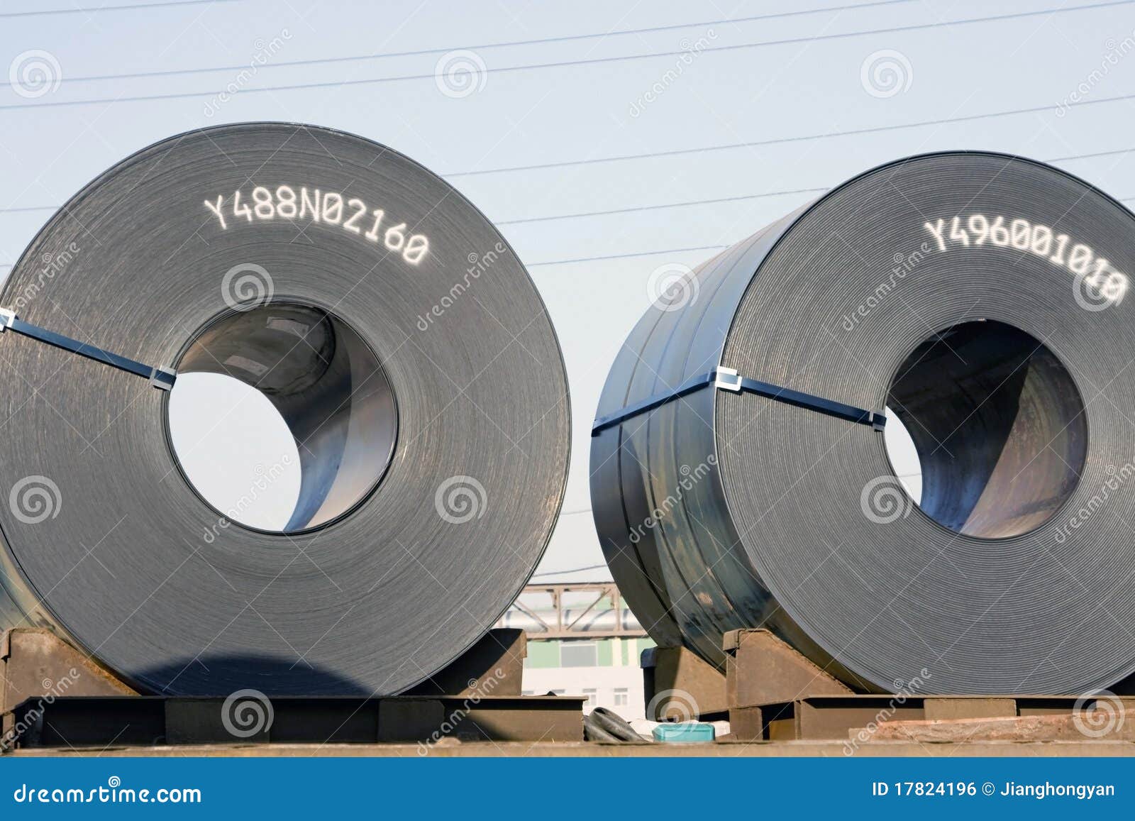 Rolls of steel sheet stock photo. Image of alloy, aluminum - 17824196