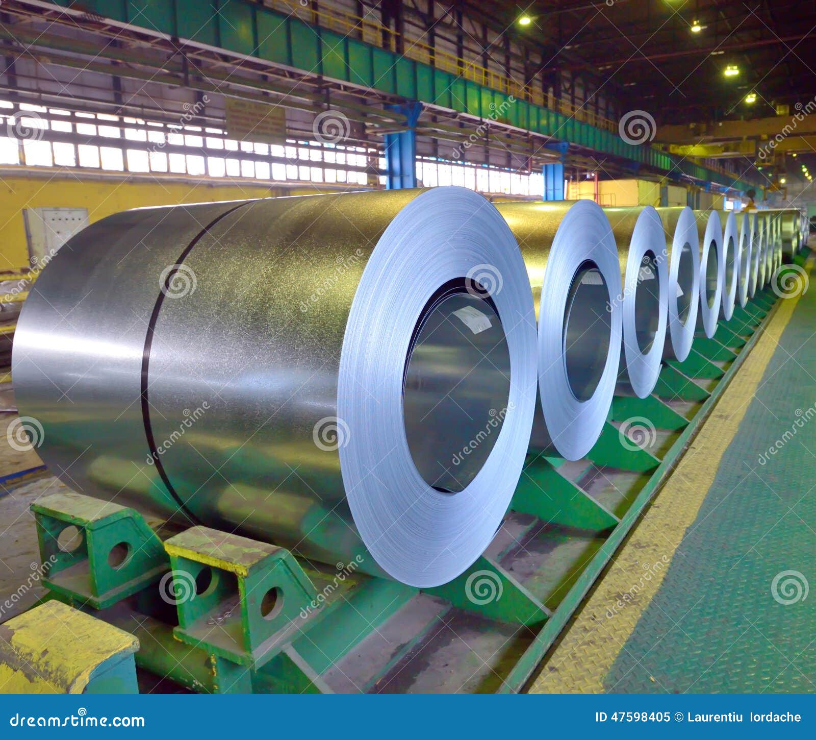 Rolls of steel sheet stock image. Image of nickel, packed - 47598405