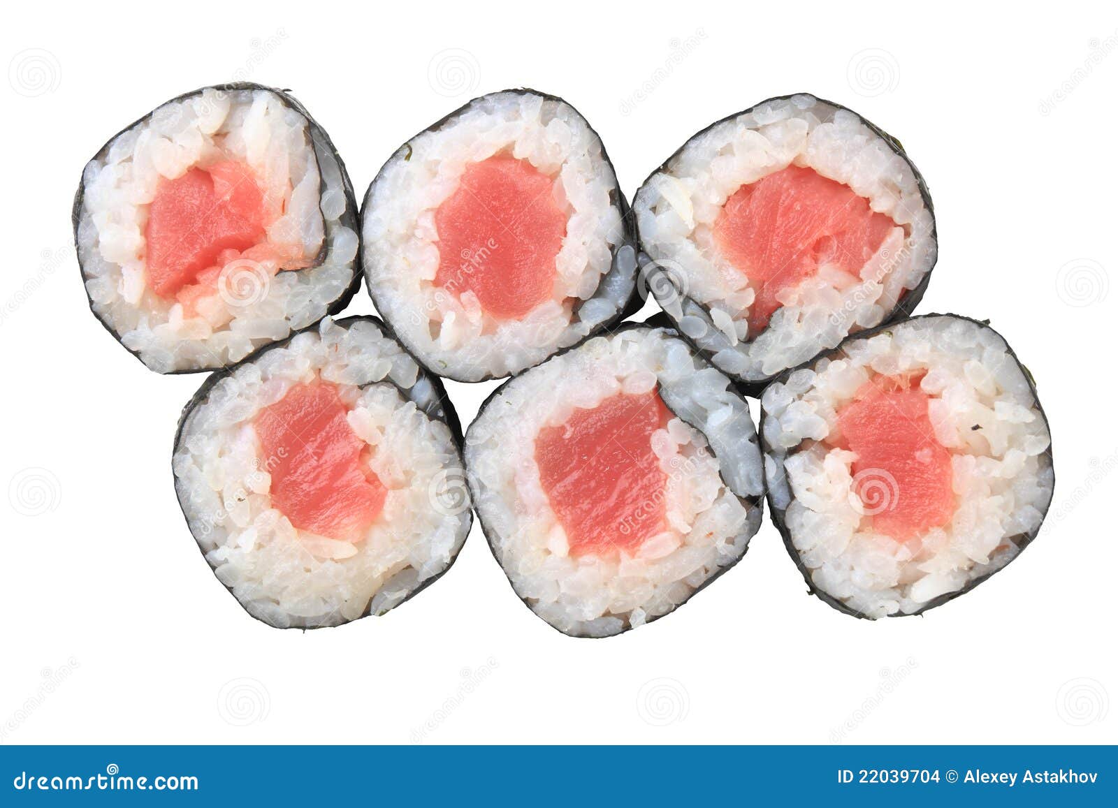 Rolls with tuna. Top view. stock photo. Image of lunch - 22039704
