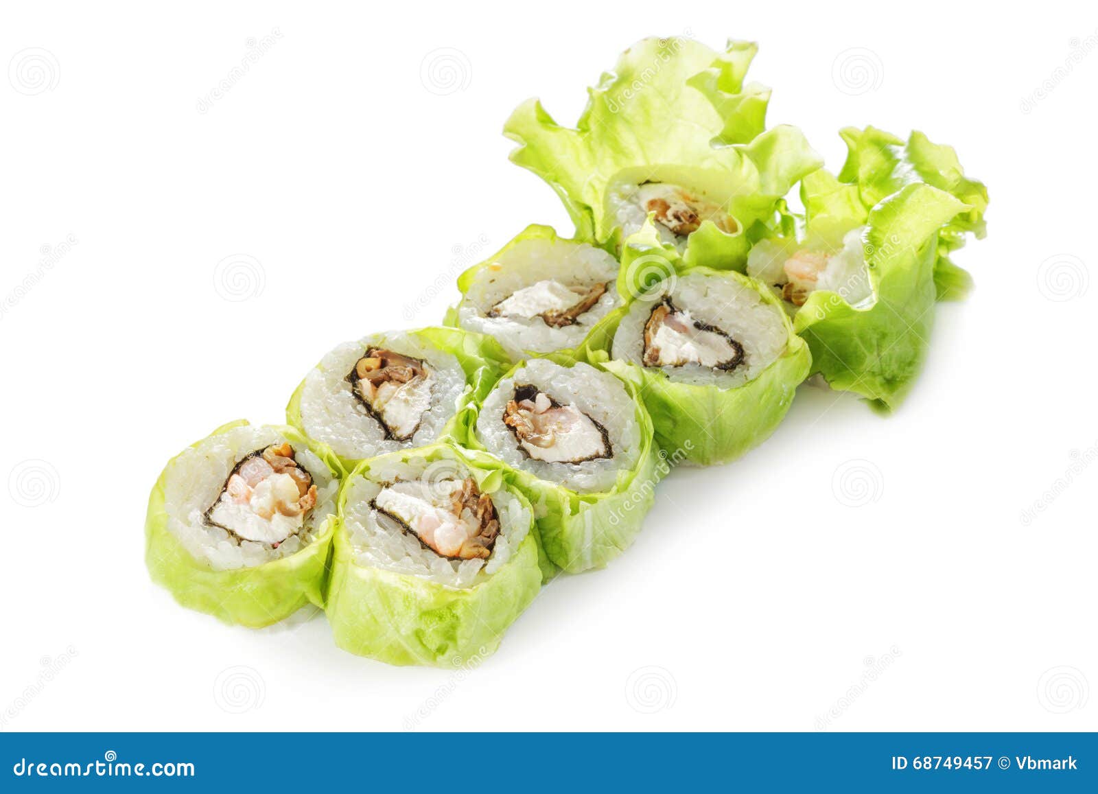 Rolls on white background stock image. Image of maki - 68749457