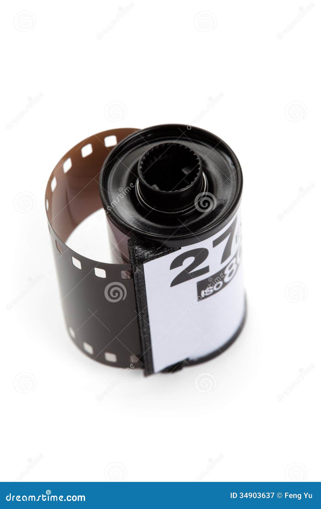 Rolo de filme imagem de stock. Imagem de produto, branco - 34903637