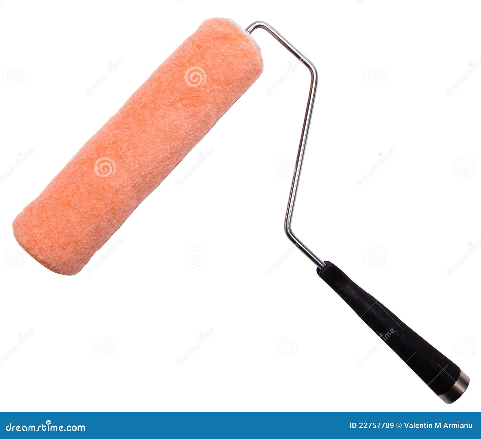 Rolo de pintura imagem de stock. Imagem de pintura, fundo - 22757709