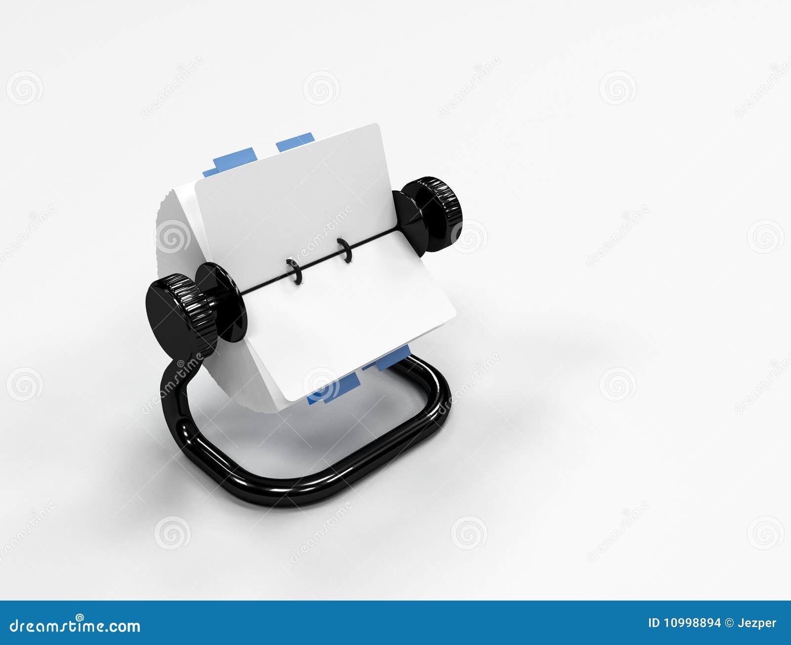 Rolodex - Isolated on White Stock Photo - Image of square, indoors ...