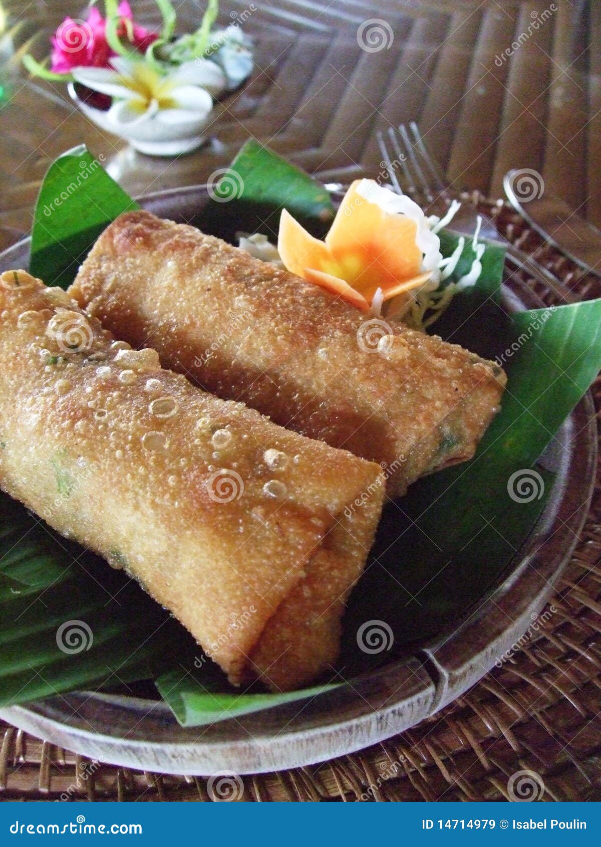 Rolos de mola imagem de stock. Imagem de oriental, rolos - 14714979