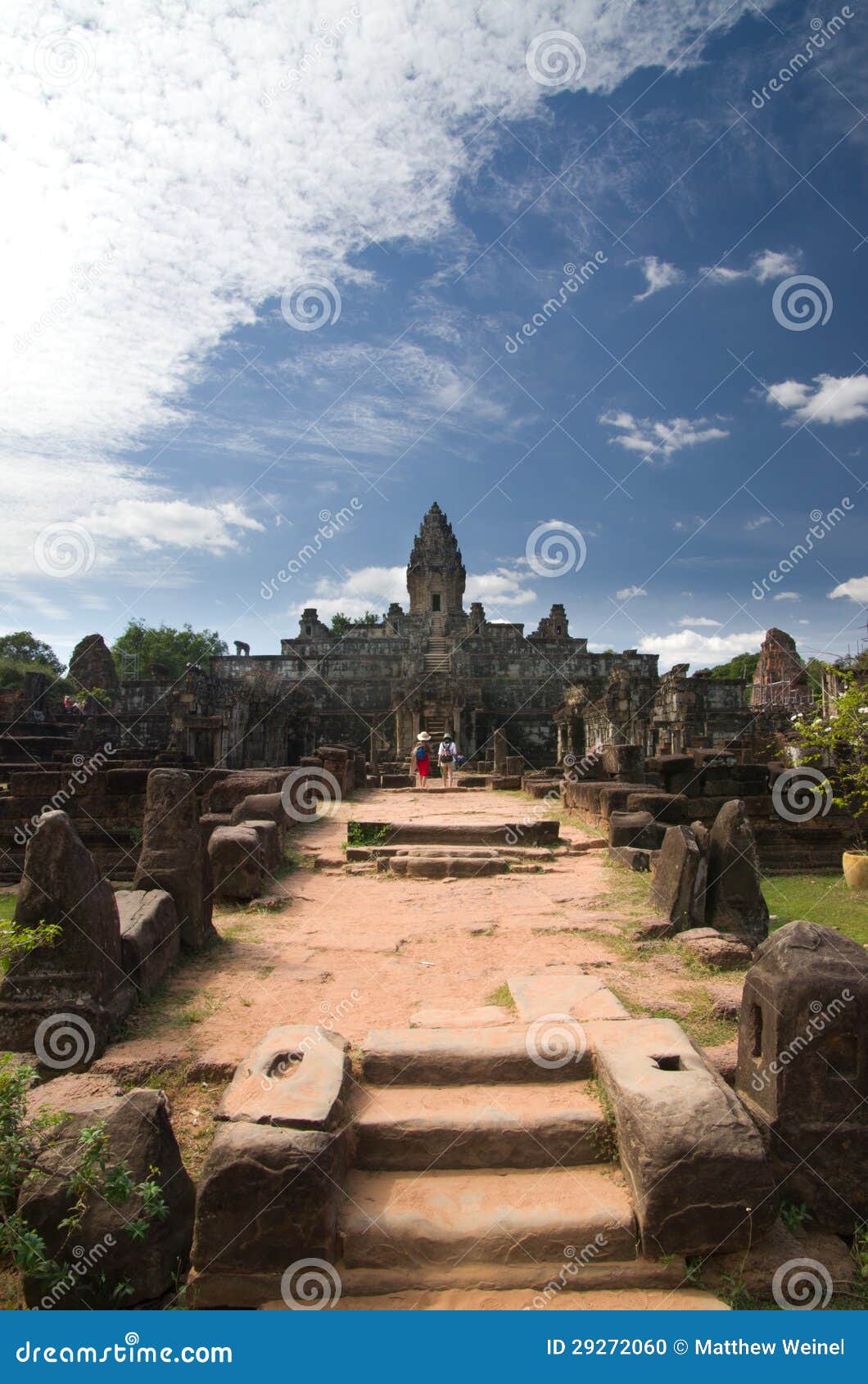 Roluos temples in Cambodia stock photo. Image of ancient - 29272060
