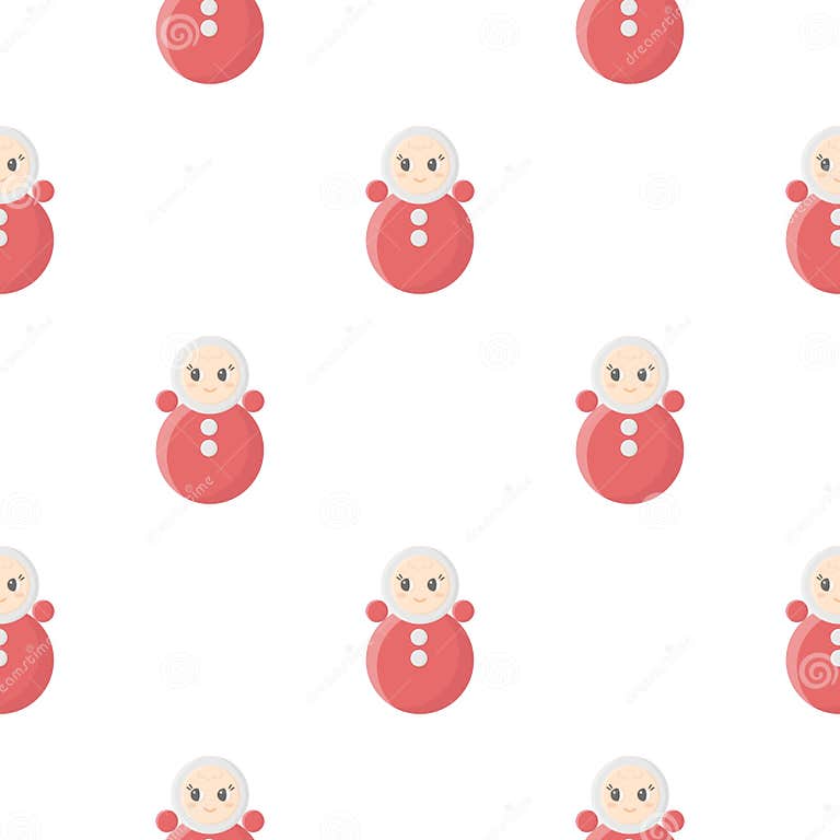 Roly Poly Cartoon Icon. Illustration for Web and Mobile Design. Stock ...