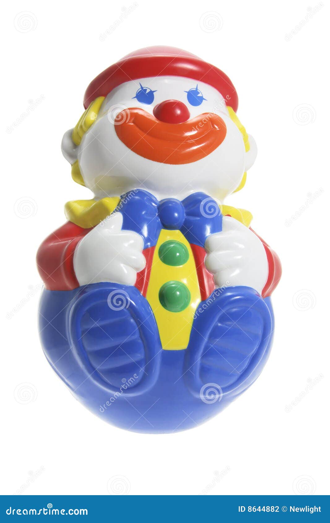 Roly-Poly Toy Clown stock photo. Image of life, clown - 8644882