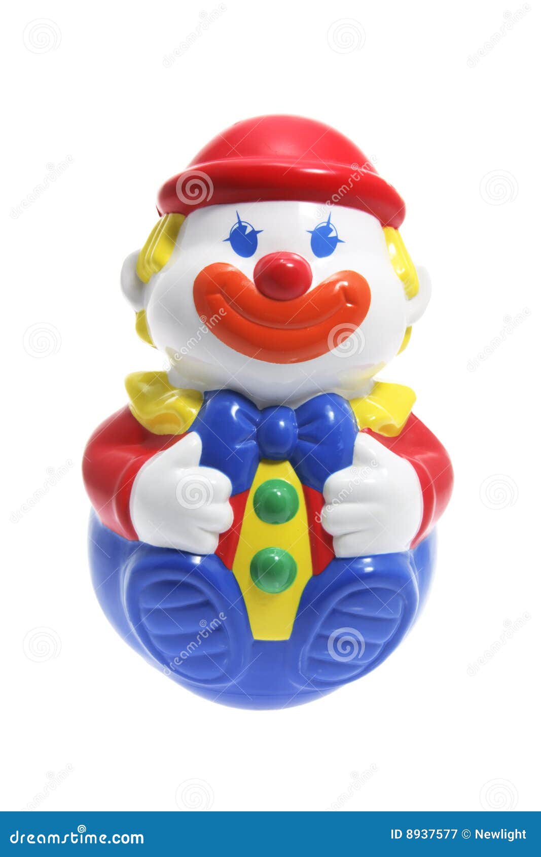 Roly-Poly Toy Clown stock image. Image of roly, movement - 8937577