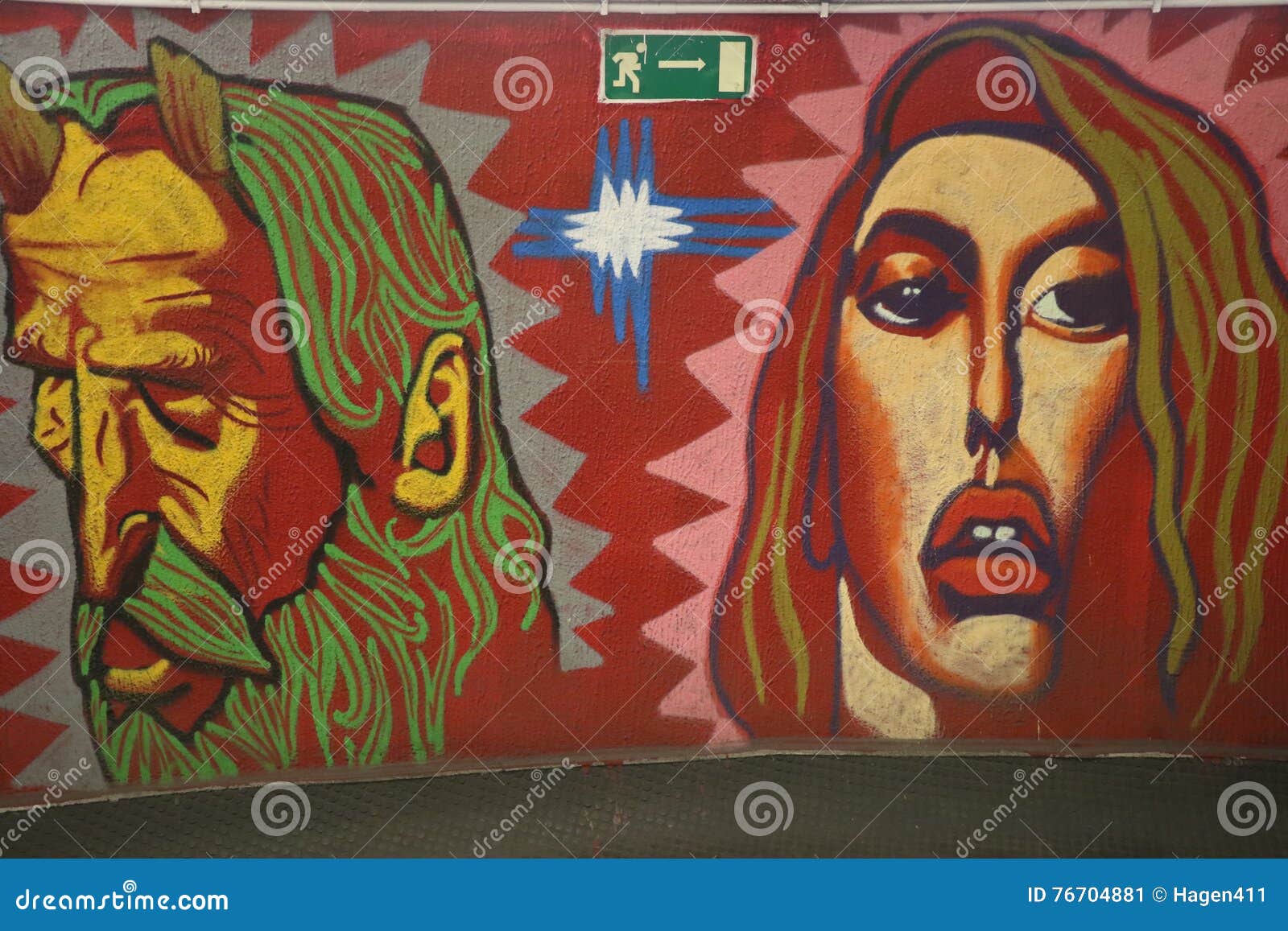 Rom-Graffiti redaktionelles foto. Bild von frei, sprühen - 76704881