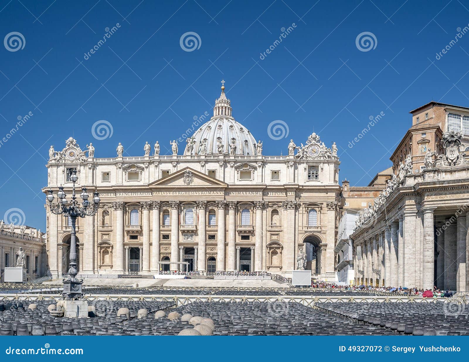 Rom, Vatikanstadt, St Peter Basilika Redaktionelles Stockfotografie ...