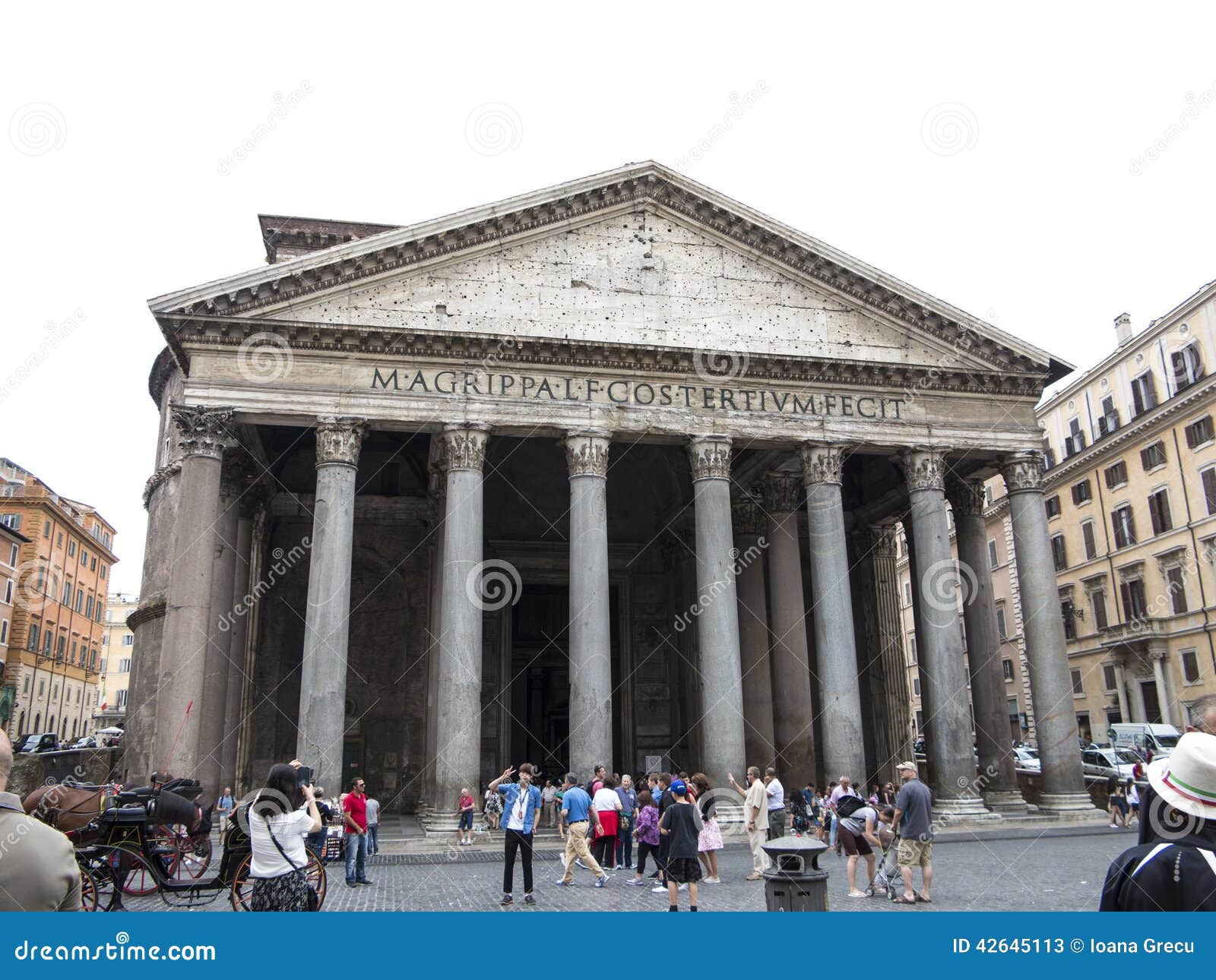 Romański panteon, Rzym zdjęcie stock editorial. Obraz złożonej z ...