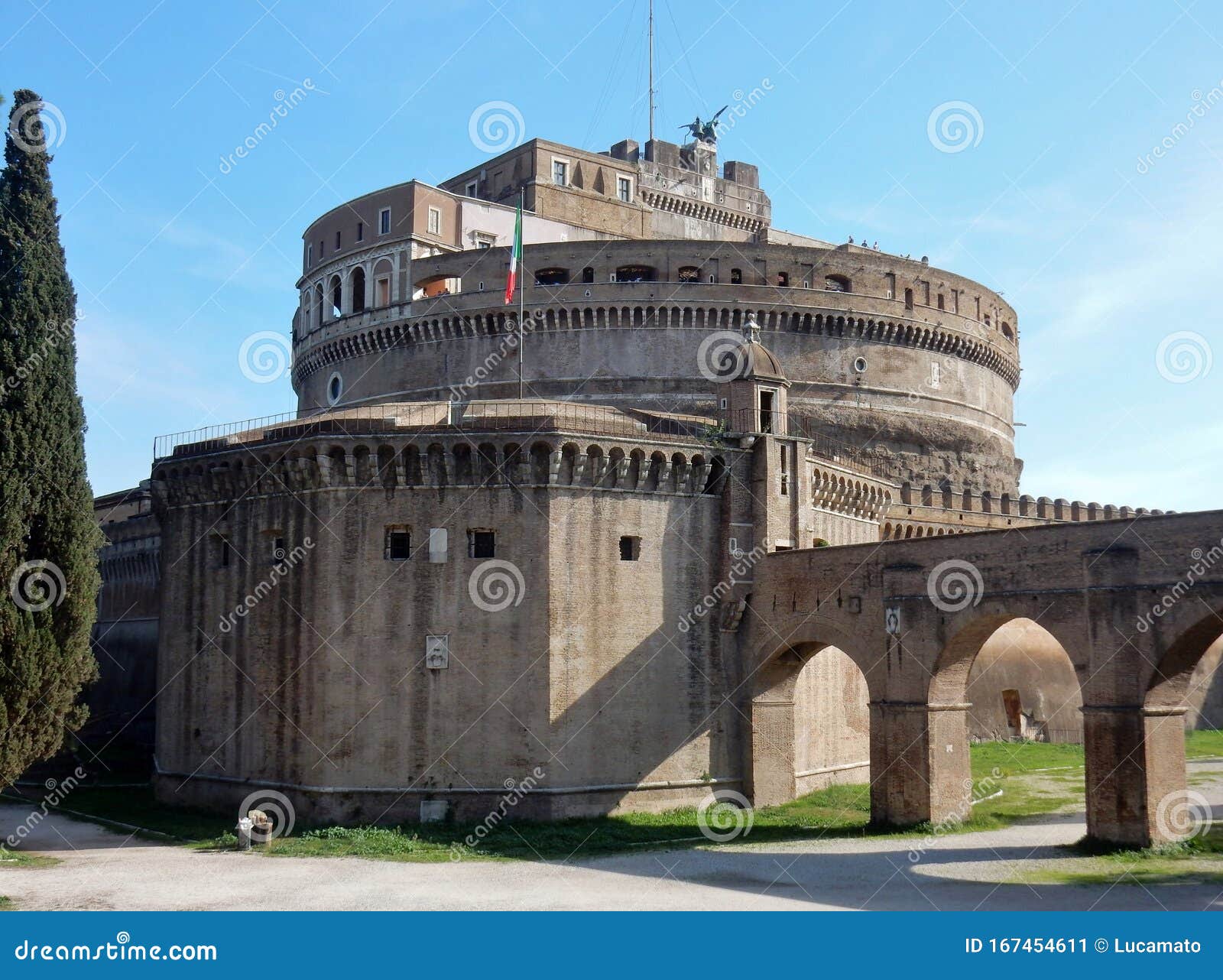 Roma - Bastione Di San Luca Di Castel Sant`Angelo Editorial Photo ...