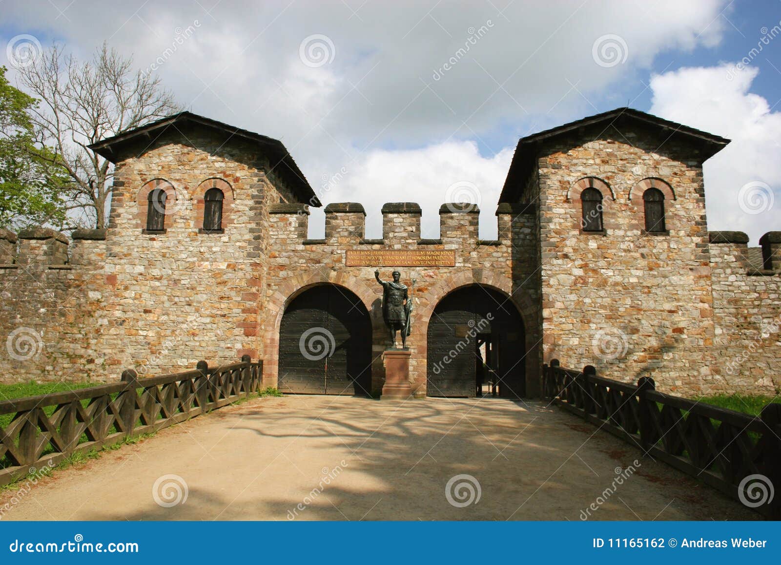 Roma Castle Saalburg, Germany Stock Photo - Image of germanic, holidays ...