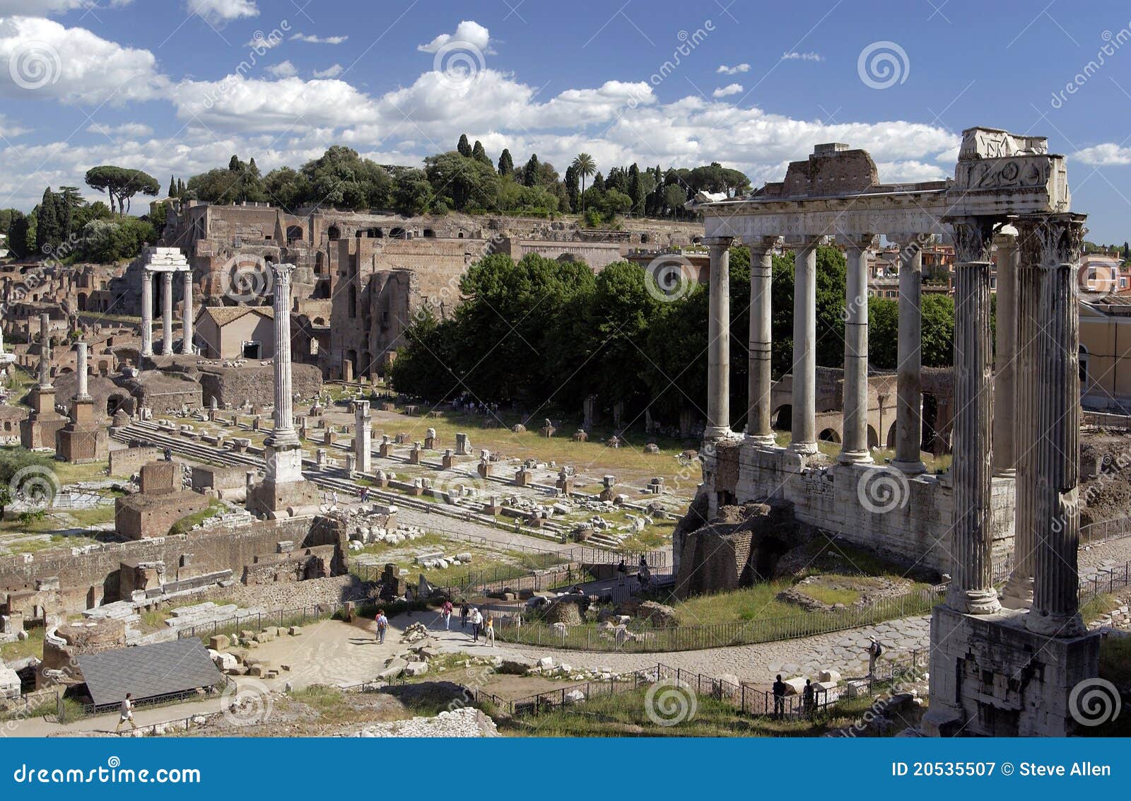 Roma - Foro Romano - Italia Fotografía editorial - Imagen de avenida ...