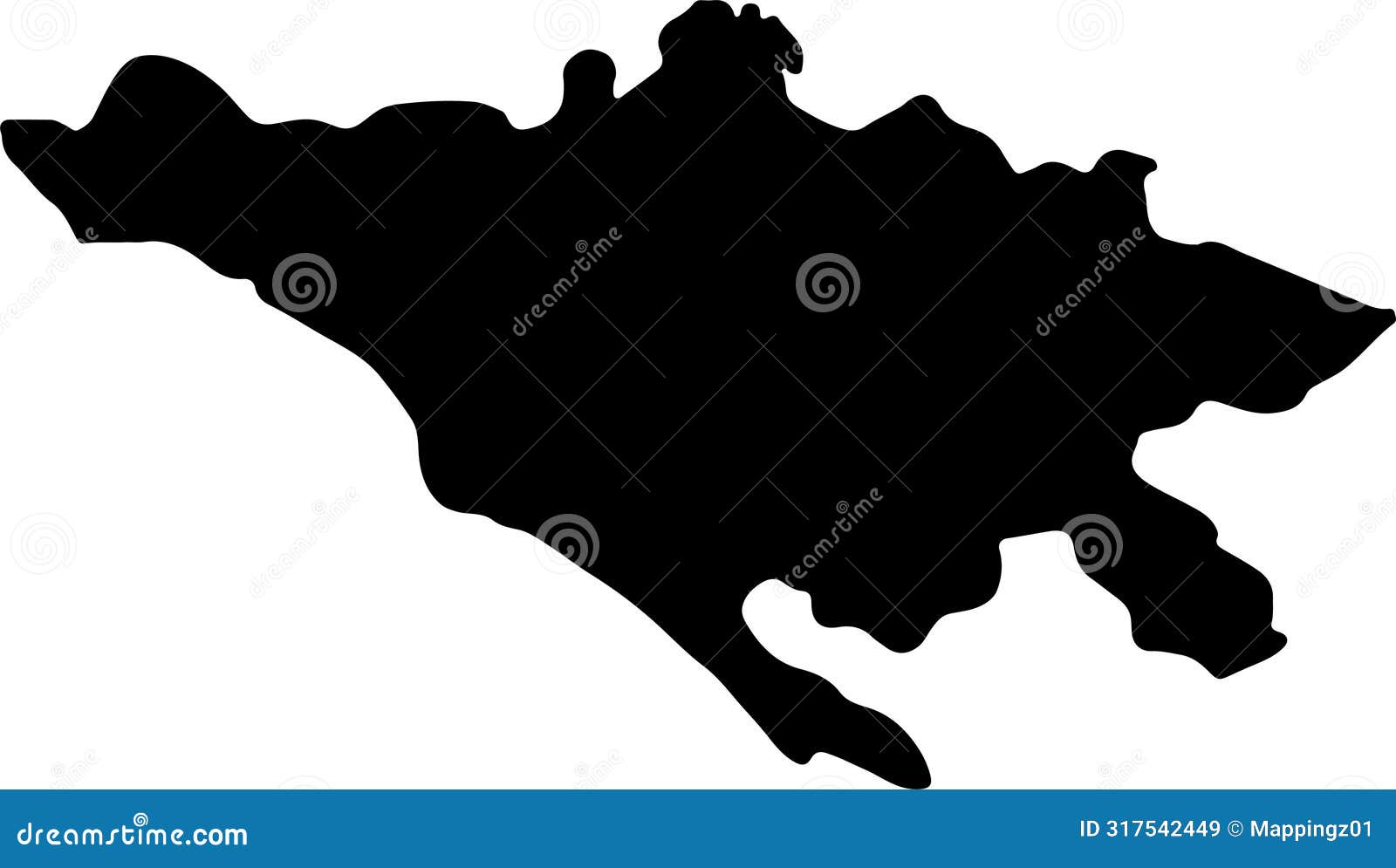 Roma Italy Silhouette Map with Transparent Background Stock Vector ...