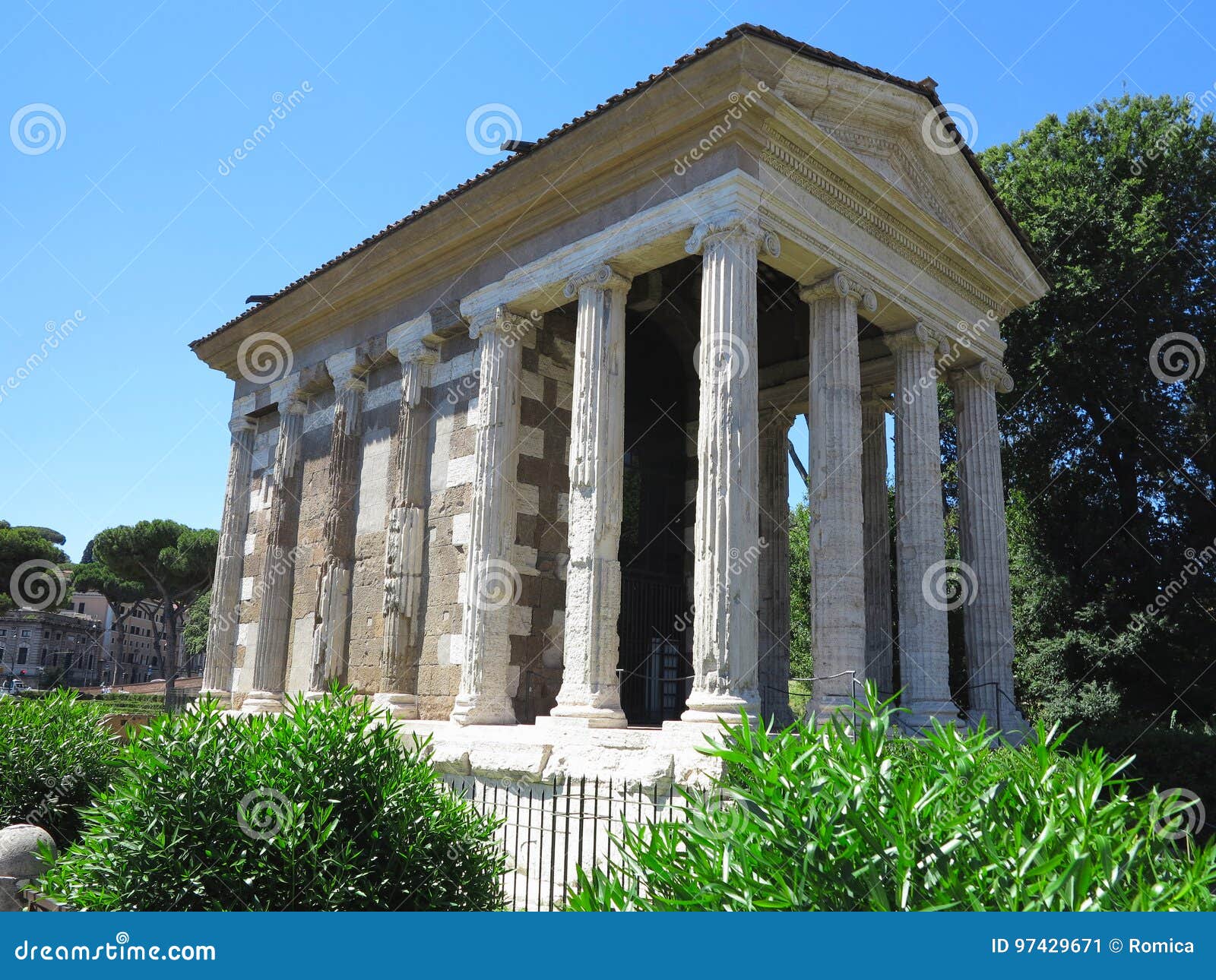 19.06.2017, Roma, Italy: Temple of Fortune Virile Editorial Photo ...