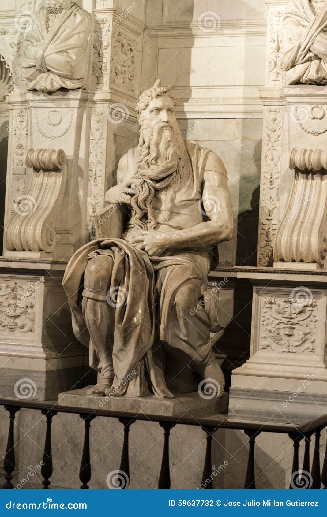 Roma , Moses by Michelangelo Editorial Photography - Image of famous ...