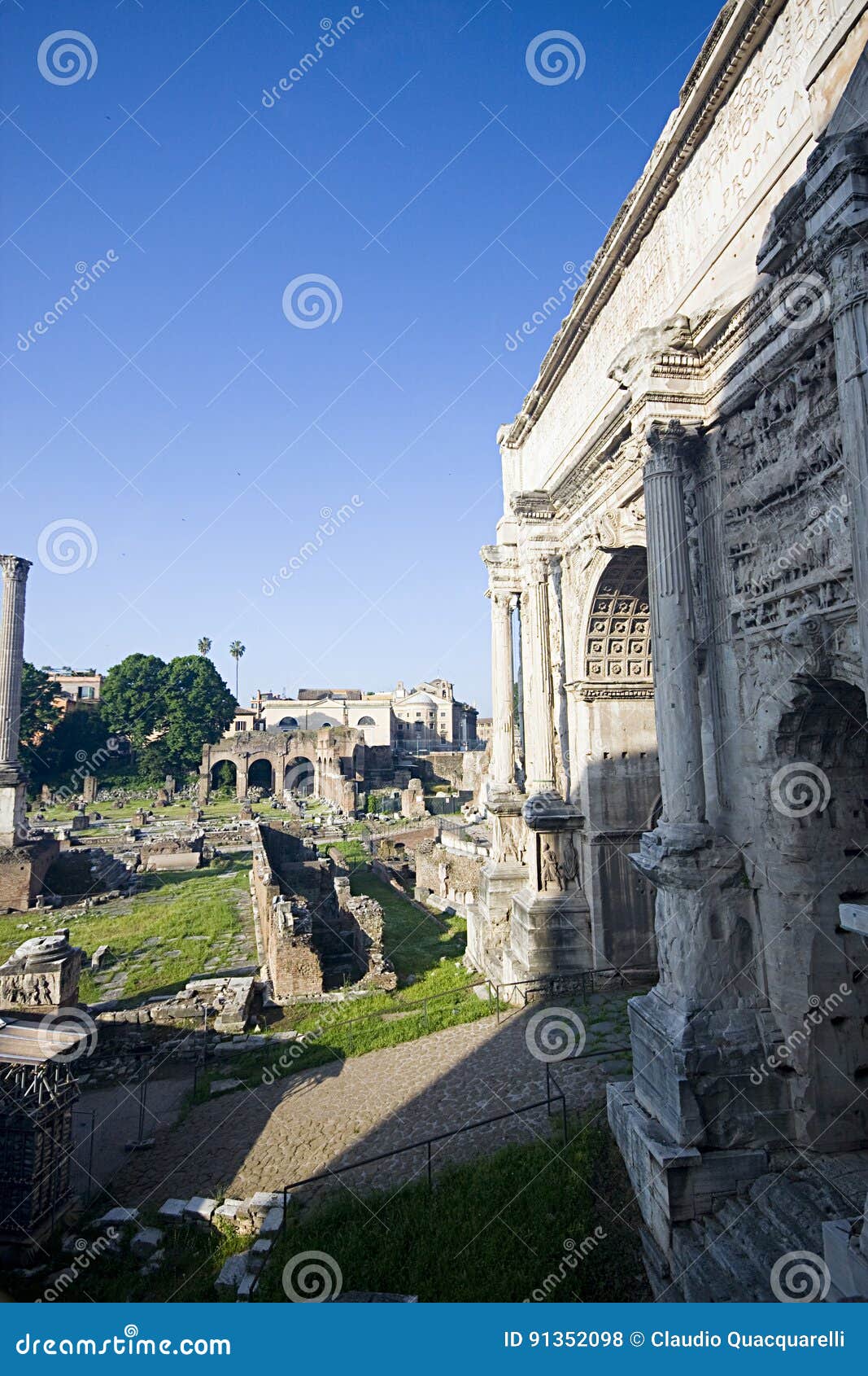 Roma: Un'immagine Dei Fori Imperiali Fotografia Stock Editoriale ...