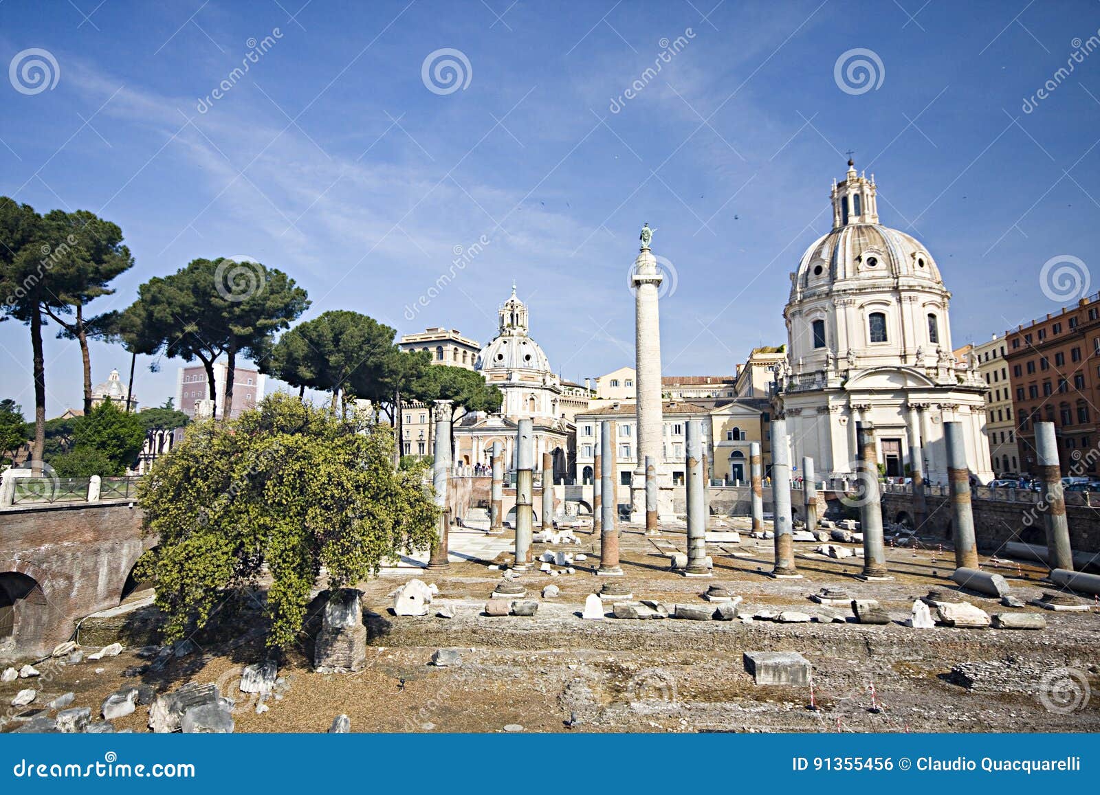 Roma: Un'immagine Dei Fori Imperiali Fotografia Editoriale - Immagine ...