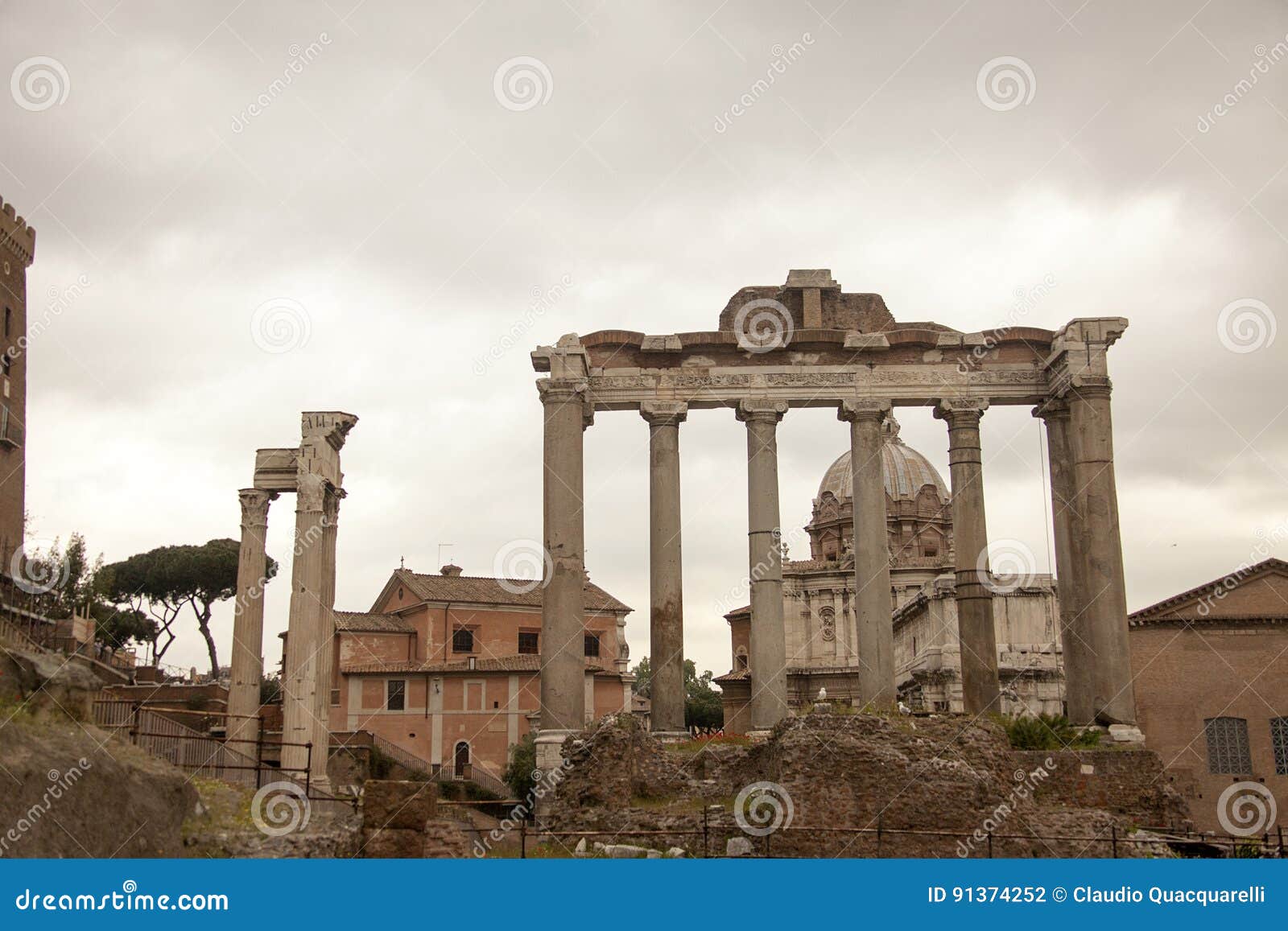 Roma: Un'immagine Dei Fori Imperiali Fotografia Editoriale - Immagine ...