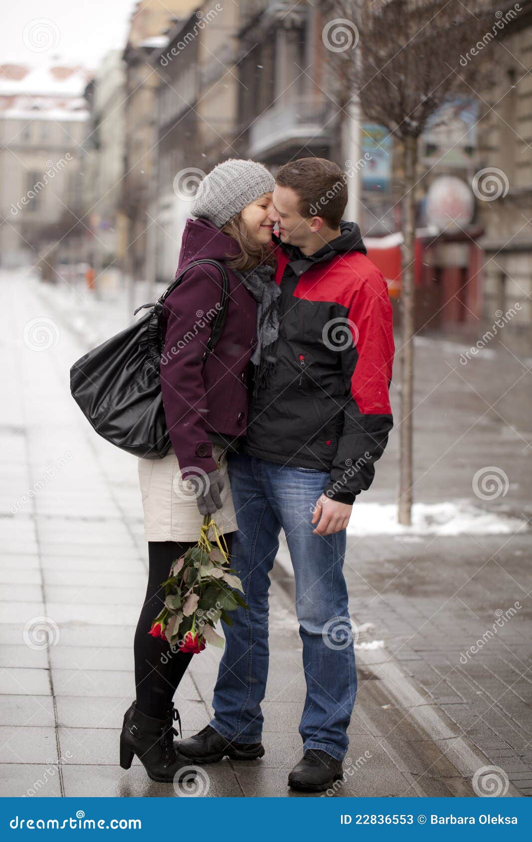 Romace in the city stock image. Image of feeling, romencing - 22836553
