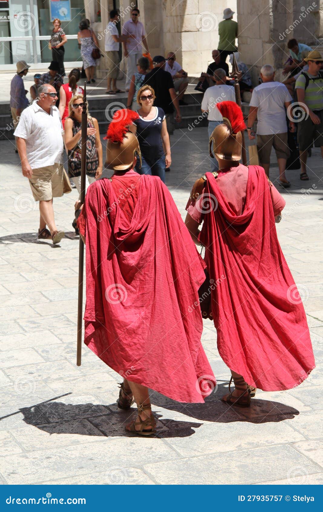 Roman Actors at Diocletians Palace Editorial Photography - Image of ...