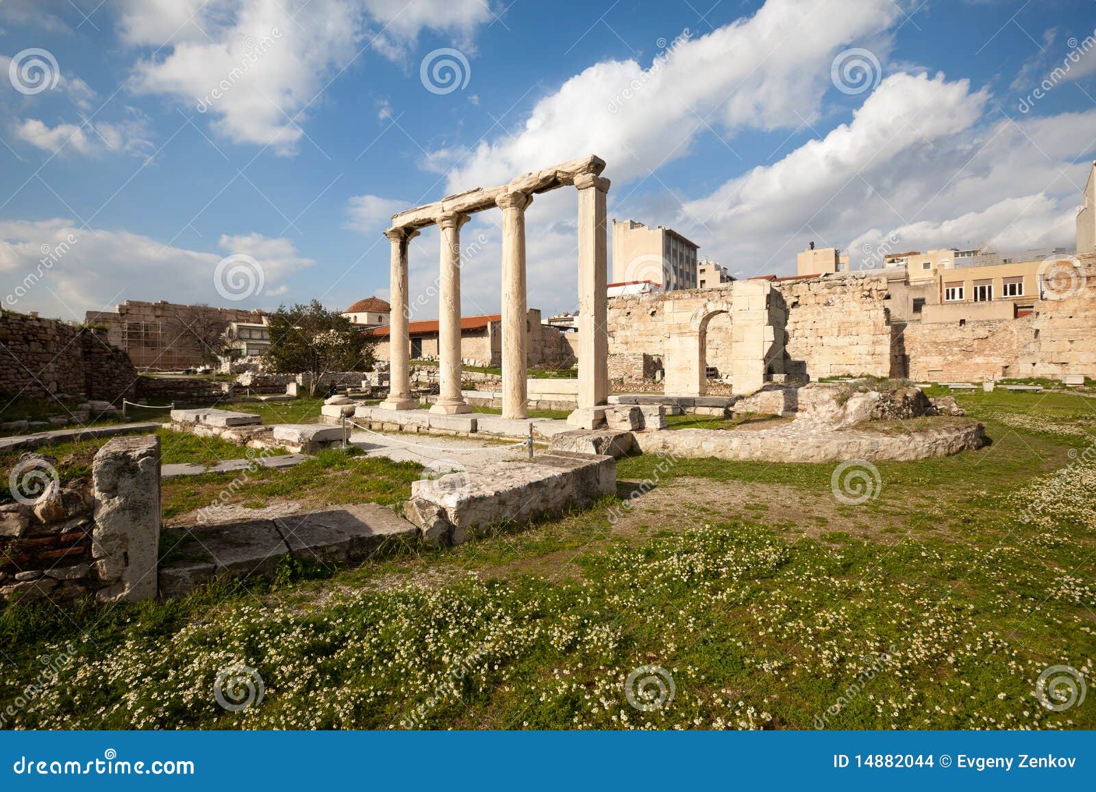 Roman Agora stock photo. Image of classical, greece, ancient - 14882044