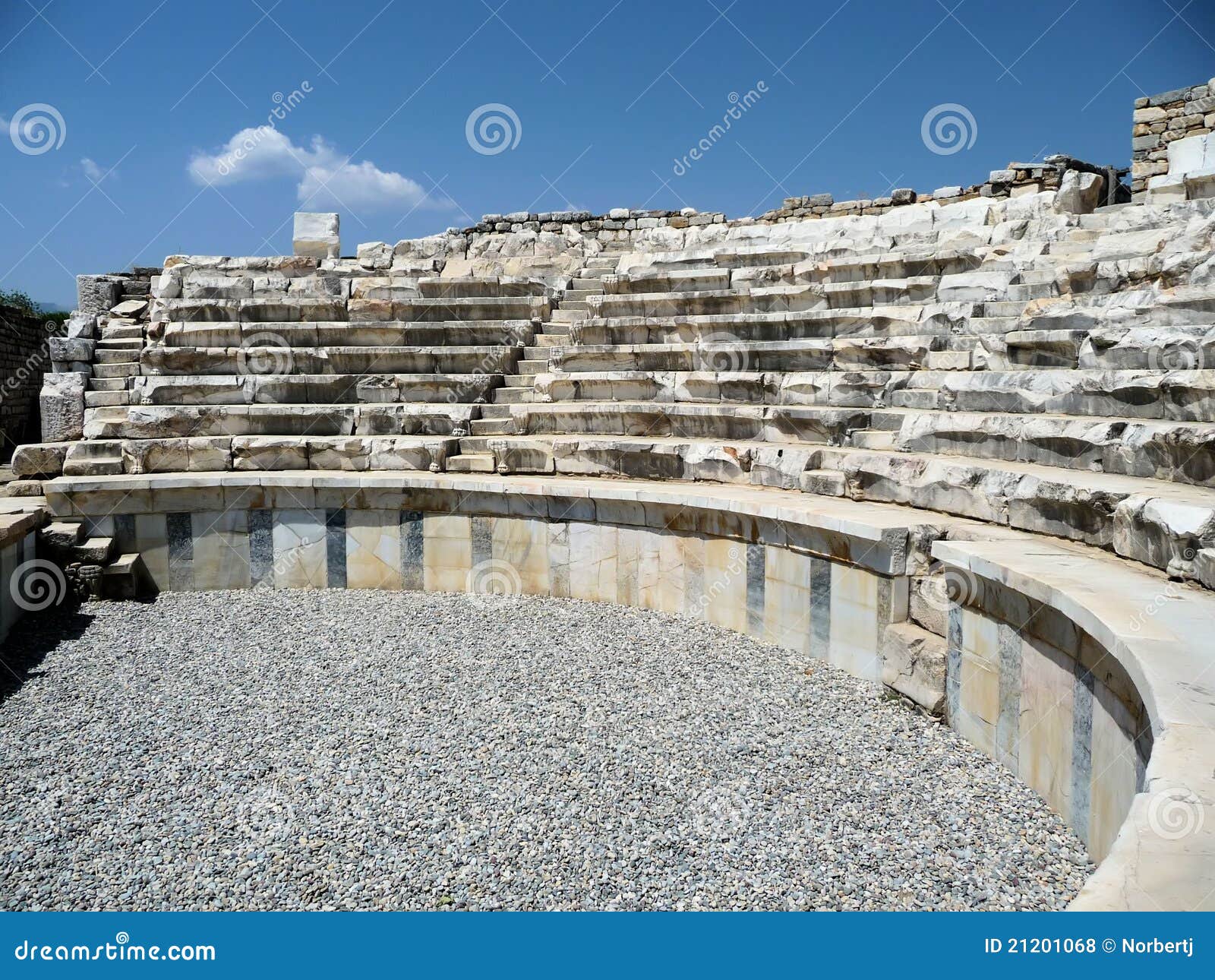 Roman amphitheater stock photo. Image of monument, archeological - 21201068