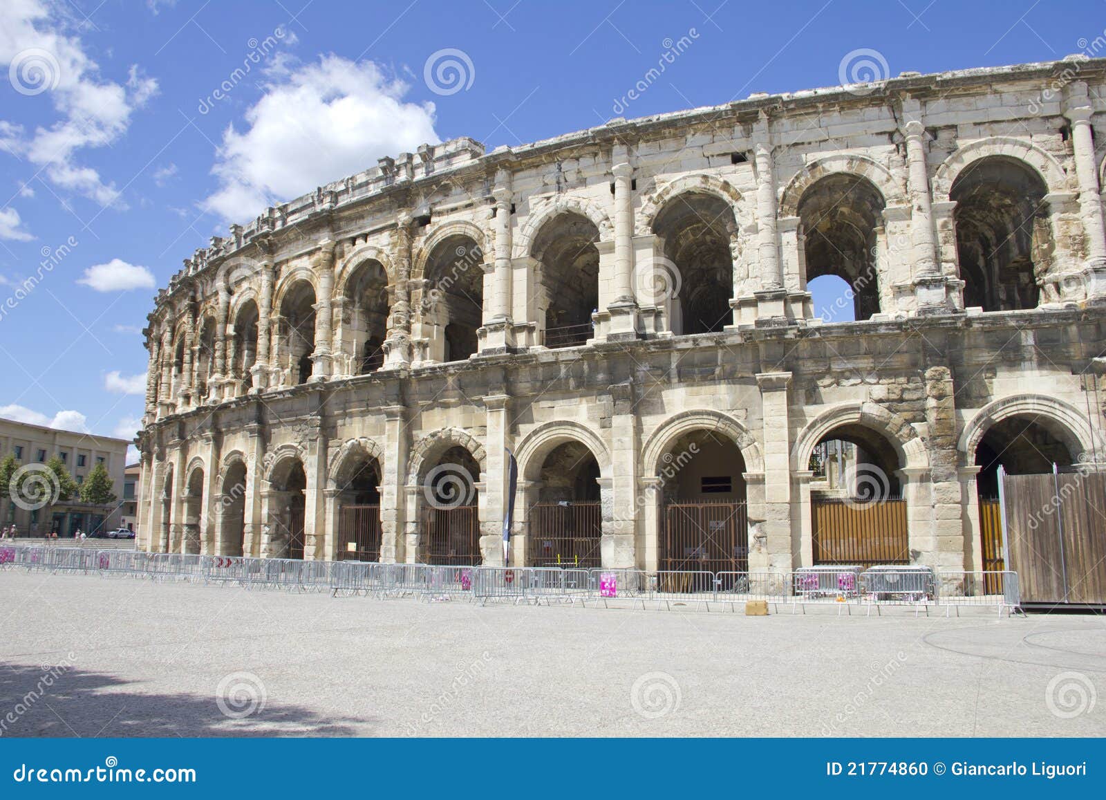 Roman Amphitheater stock photo. Image of monument, attraction - 21774860
