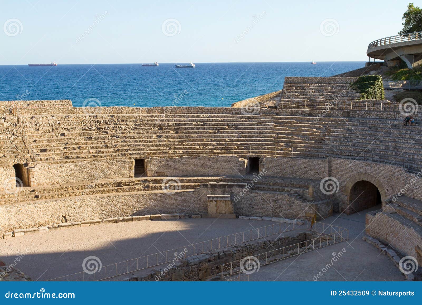 Roman amphitheater stock image. Image of amphitheater - 25432509