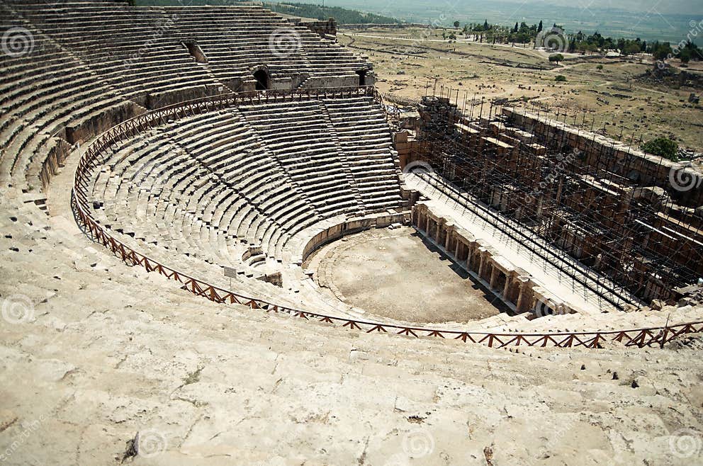 Roman amphitheater stock image. Image of arch, anatolia - 26111259