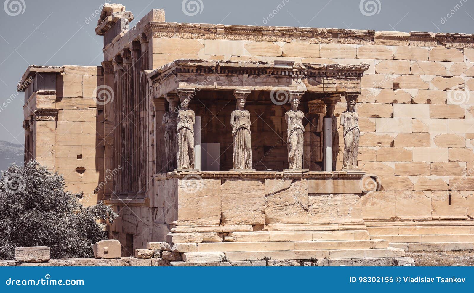 Roman Amphitheater at the Acropolis Stock Photo - Image of antiquity ...