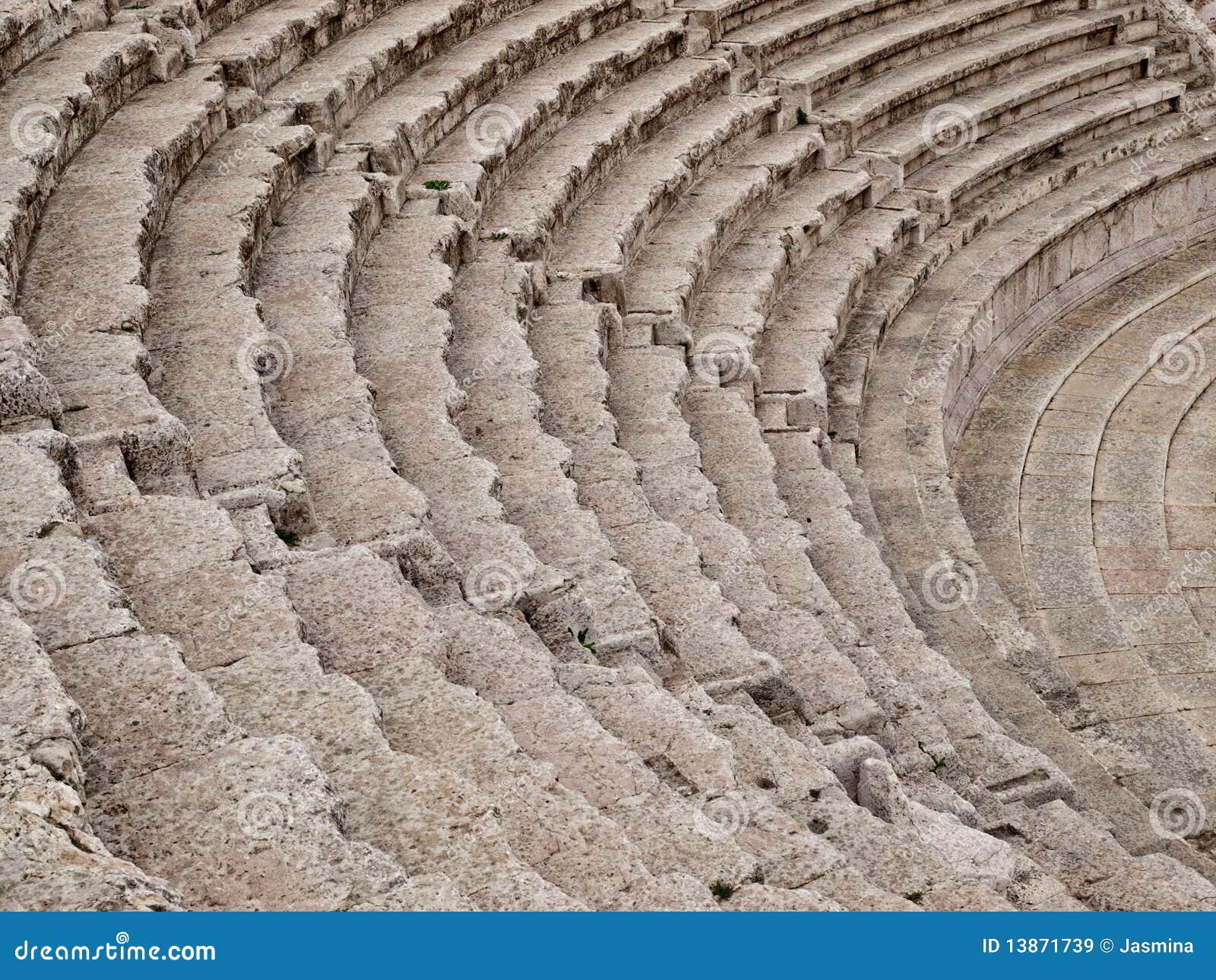 Roman Amphitheater In Amman Royalty-Free Stock Photo | CartoonDealer ...