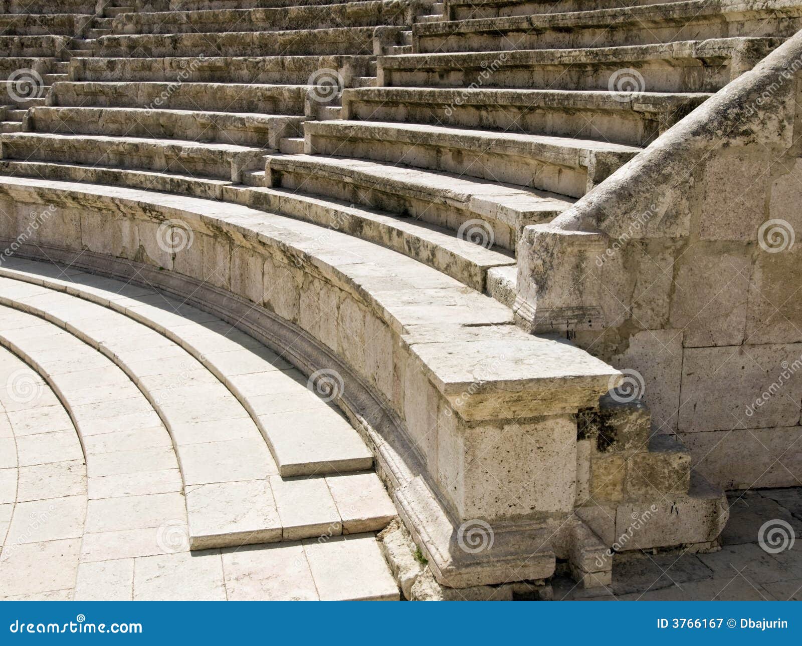 Roman Amphitheater in Amman, J Stock Image - Image of rock, roman: 3766167