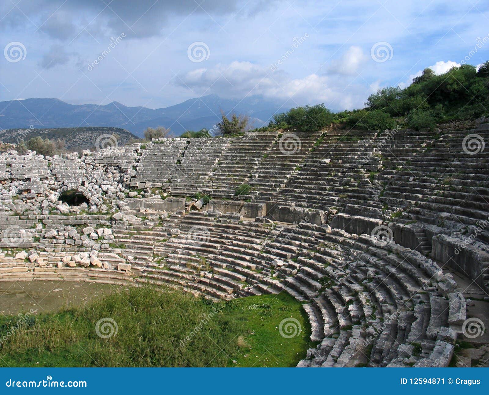 Roman Amphitheatre Stock Image | CartoonDealer.com #12594871