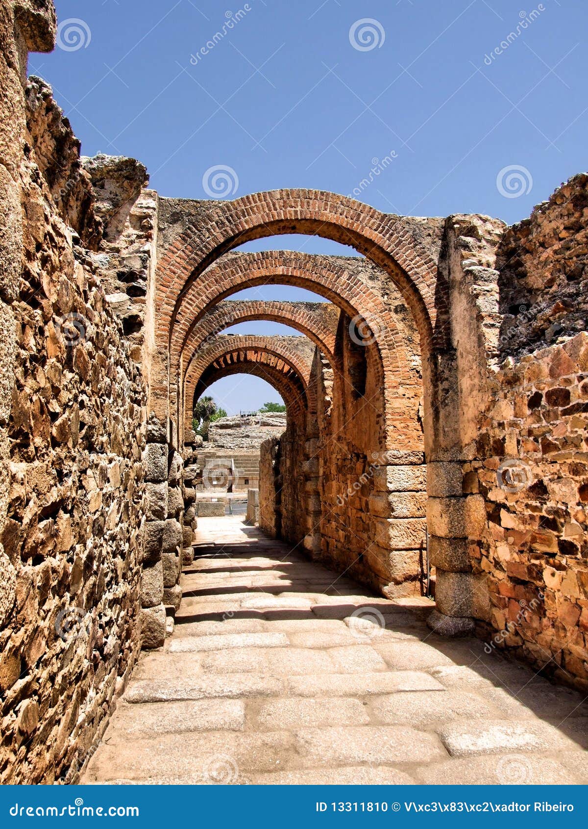 Roman amphitheatre stock photo. Image of europe, antiquity - 13311810