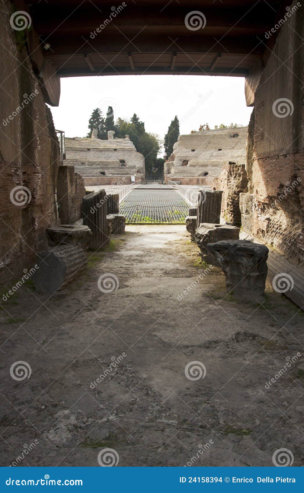 Roman amphitheatre stock photo. Image of colosseum, roman - 24158394