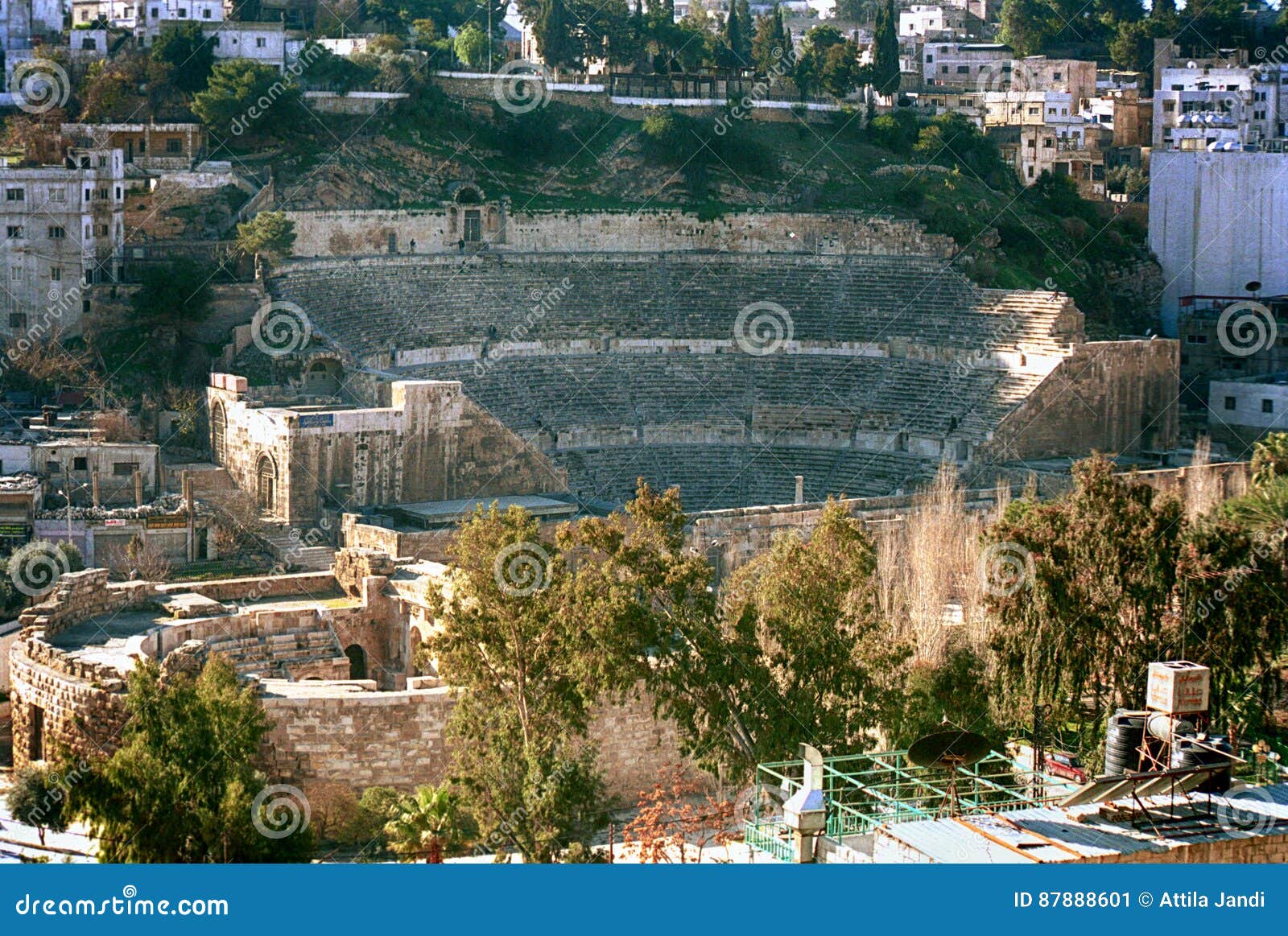 Roman, Amphitheatre, Amman, Jordan Editorial Photo - Image of brick ...