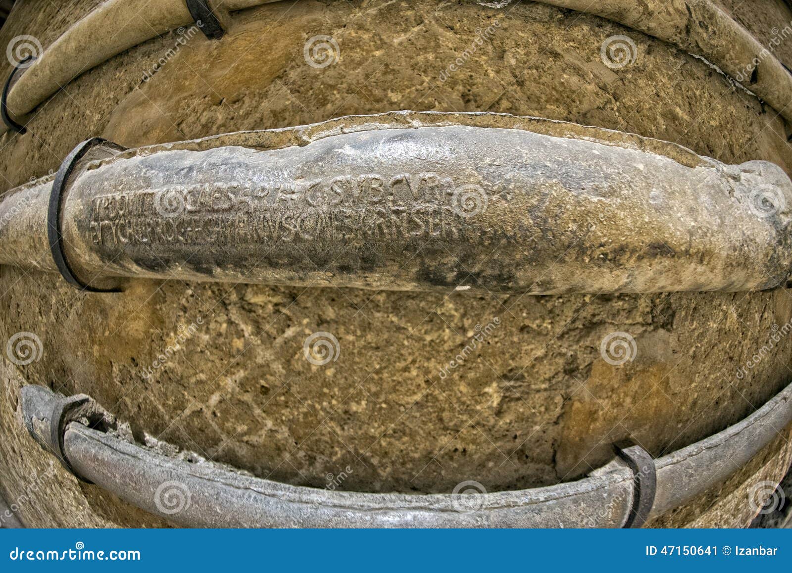 Roman ancient lead pipe stock image. Image of historic - 47150641