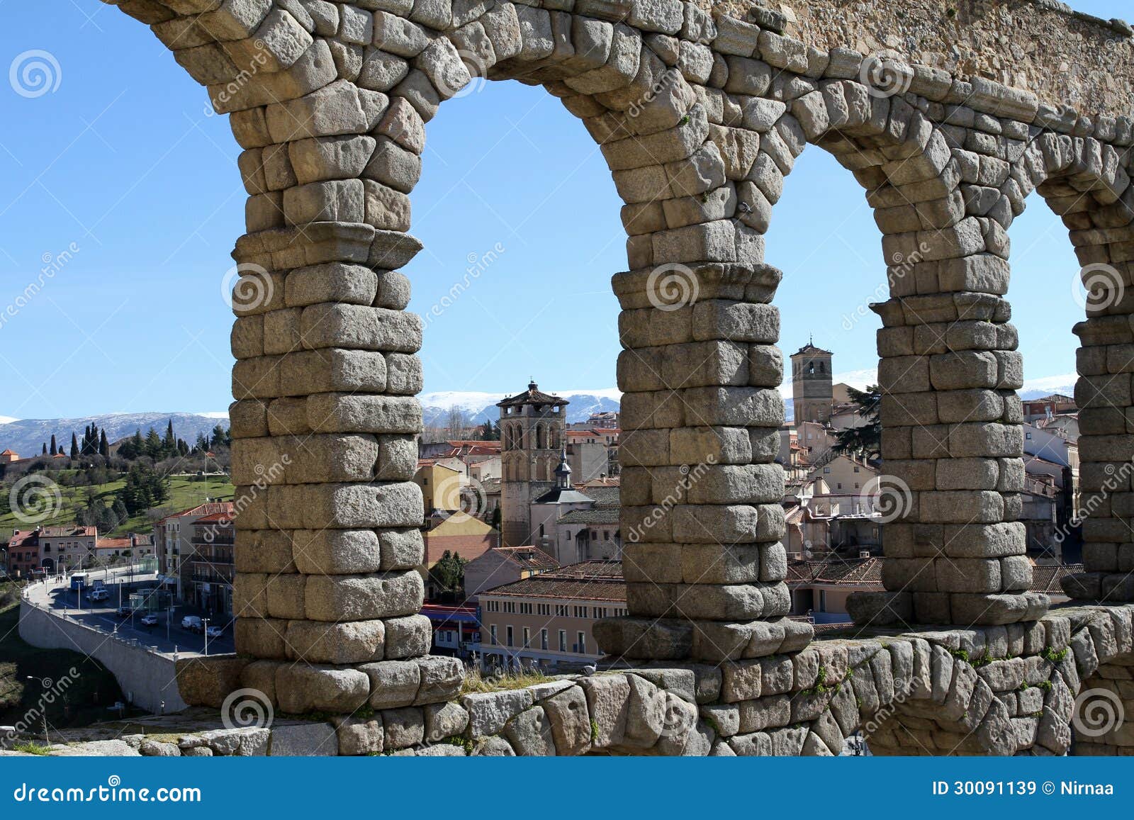 The Roman Aquaduct Royalty-Free Stock Photography | CartoonDealer.com ...