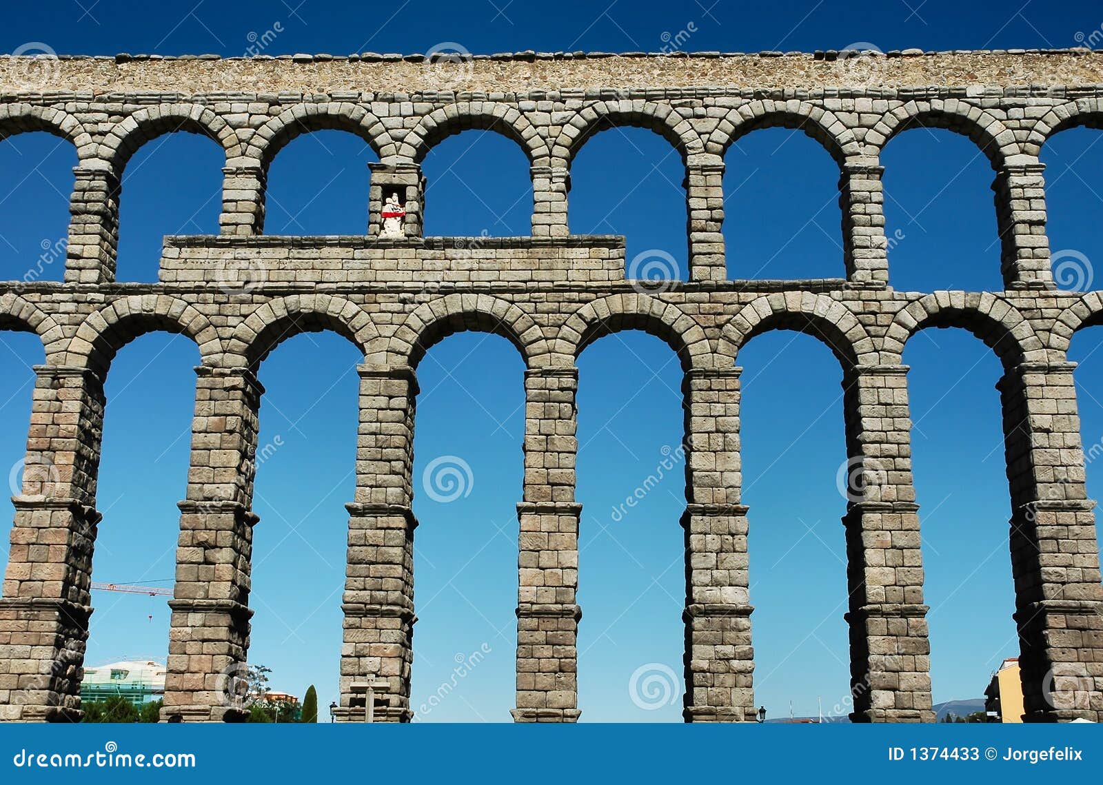 Roman aqueduct stock image. Image of resource, historic - 1374433