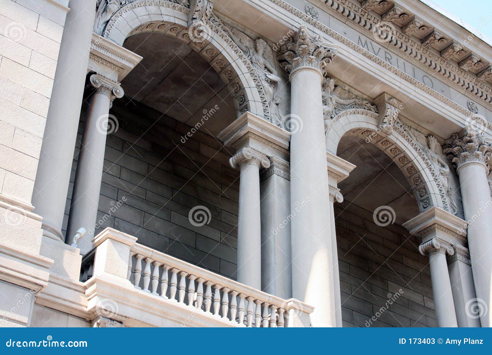 Roman arches stock image. Image of chicago, building, history - 173403