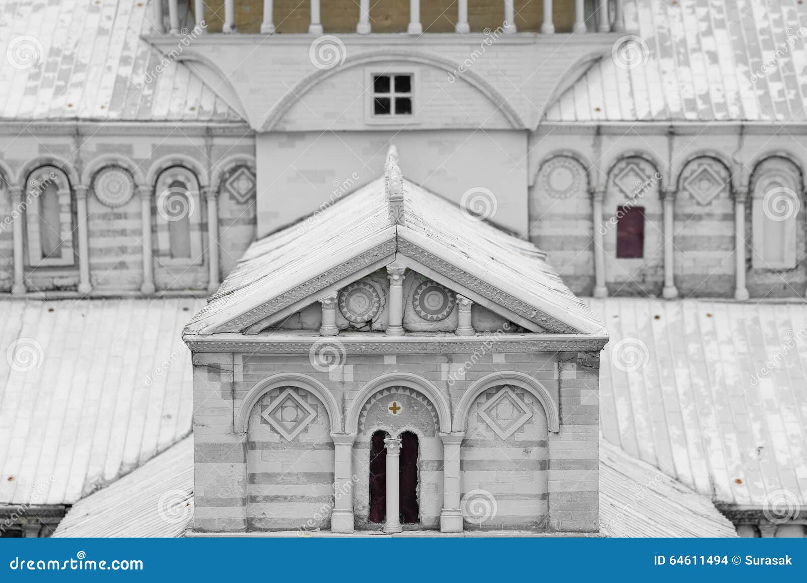 Roman Architectural Window Walls Stock Photo - Image of blue, antique ...